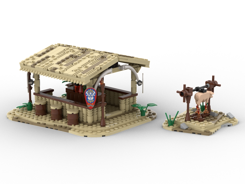 LEGO MOC Tiki Hut by gabizon | Rebrickable - Build with LEGO