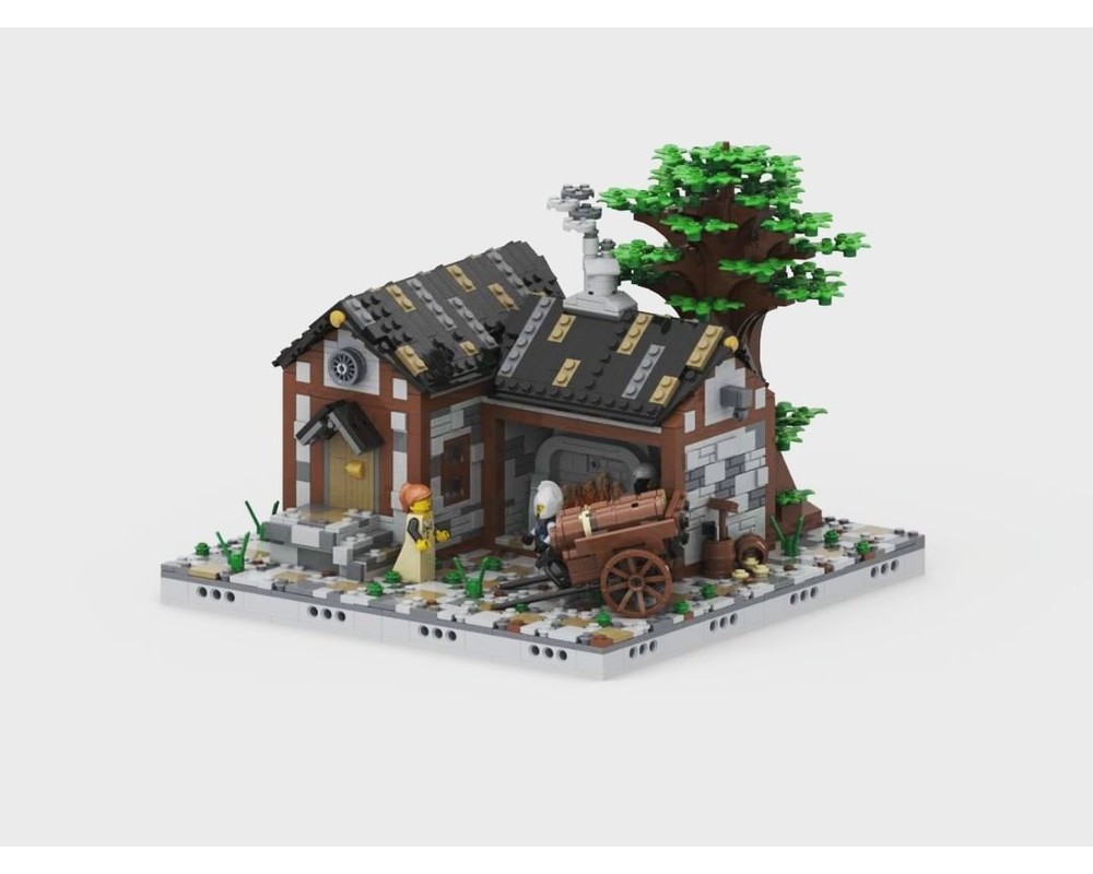 LEGO MOC Medieval blacksmith - modular by Tavernellos | Rebrickable ...