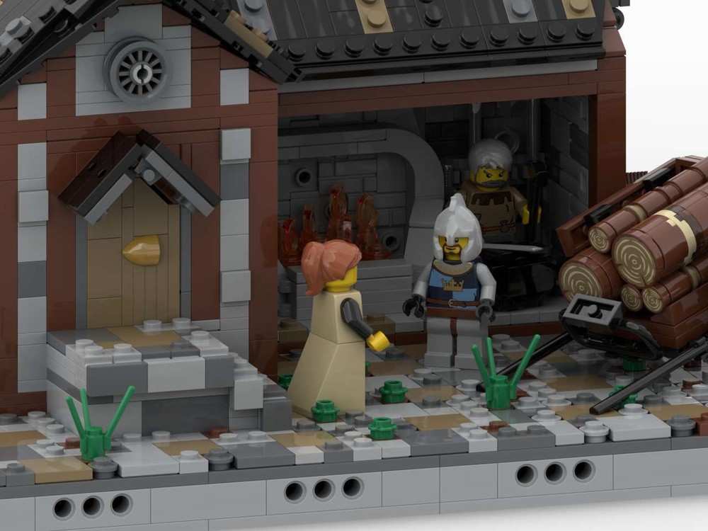 LEGO MOC Medieval blacksmith - modular by Tavernellos | Rebrickable ...