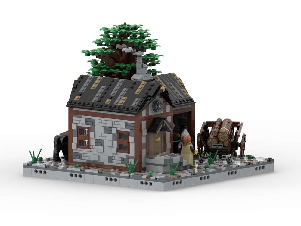 LEGO MOC Medieval blacksmith - modular by Tavernellos | Rebrickable ...