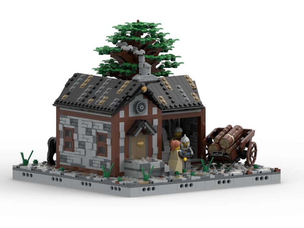 LEGO MOC Medieval blacksmith - modular by Tavernellos | Rebrickable ...