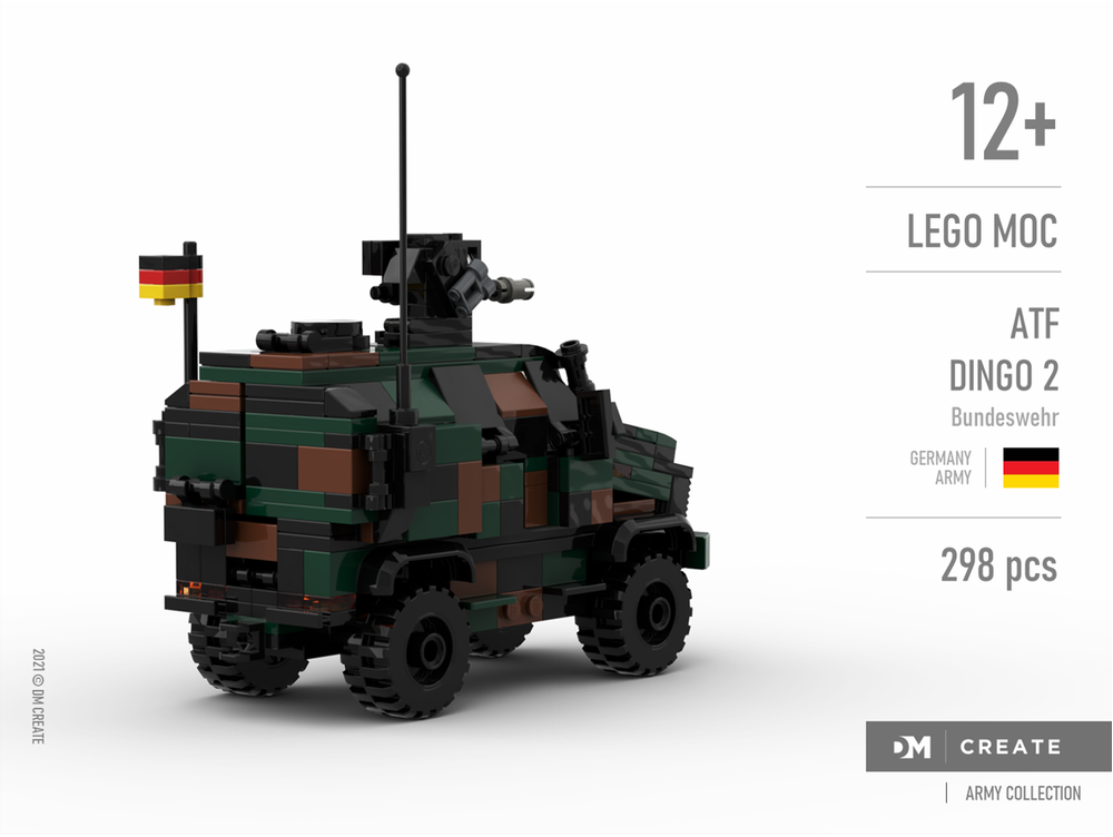 LEGO MOC Army collection - ATF Dingo 2 - German Army by DMcreate ...