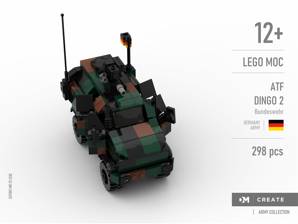 LEGO MOC Army collection - ATF Dingo 2 - German Army by DMcreate ...
