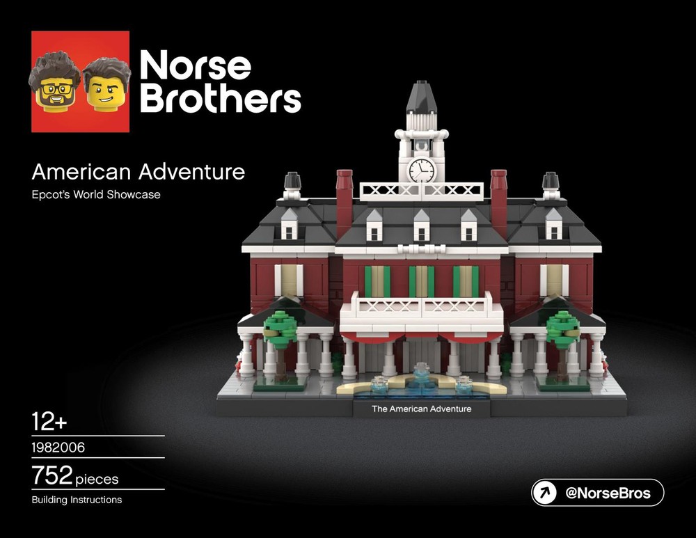 Lego Moc Epcot Usa By Norsebrothers Rebrickable Build With Lego
