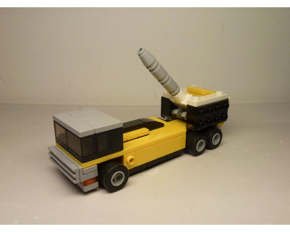 Lego Moc 7644 31060 Truck Mounted Howitzer Creator 2017 Rebrickable