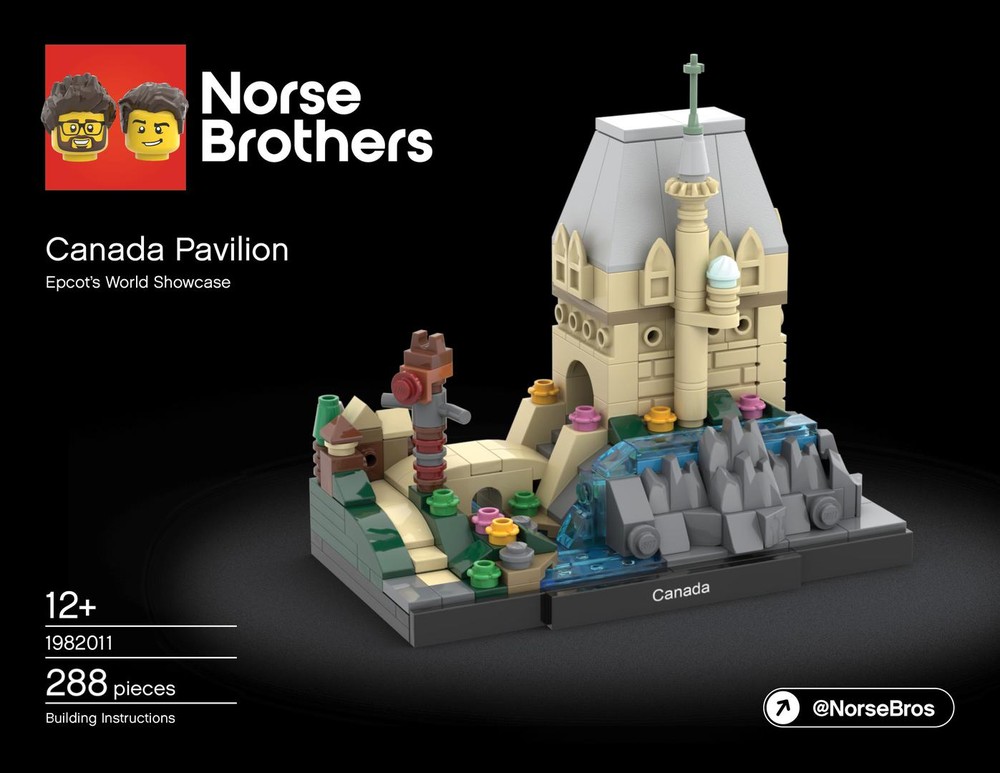 LEGO MOC-76445 Epcot - Canada by NorseBrothers | Rebrickable - Build ...
