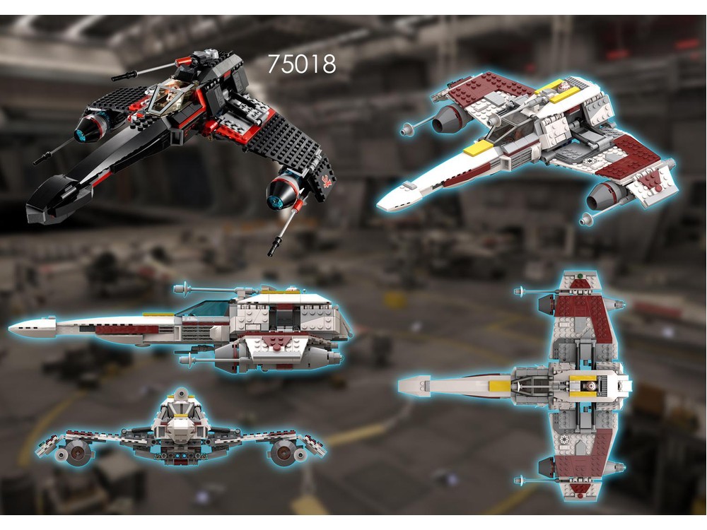 LEGO MOC E-Wing Starfighter (75018 Alternative Redesign) by apocryphea ...