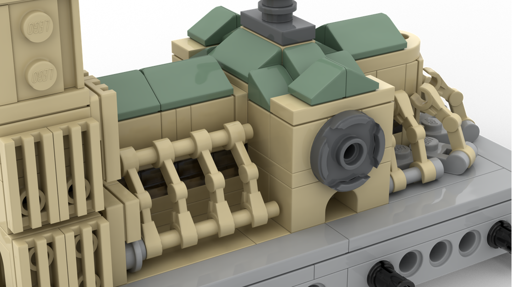 LEGO MOC Notre Dame | Nano Modular World by 2in1 | Rebrickable - Build ...