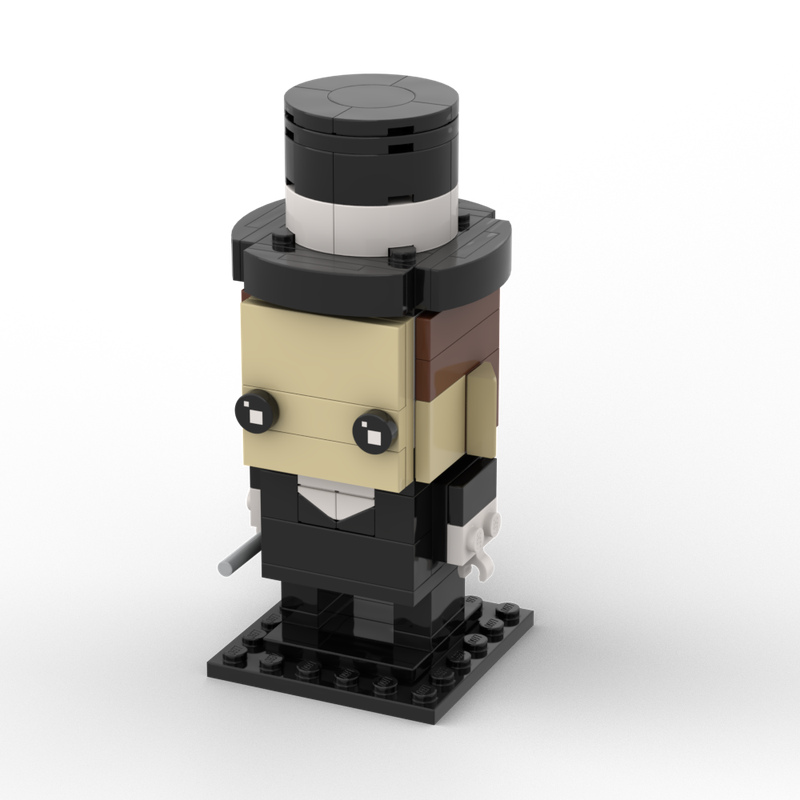 Lego Moc Brickheadz Magician By Majo Club Rebrickable Build With Lego