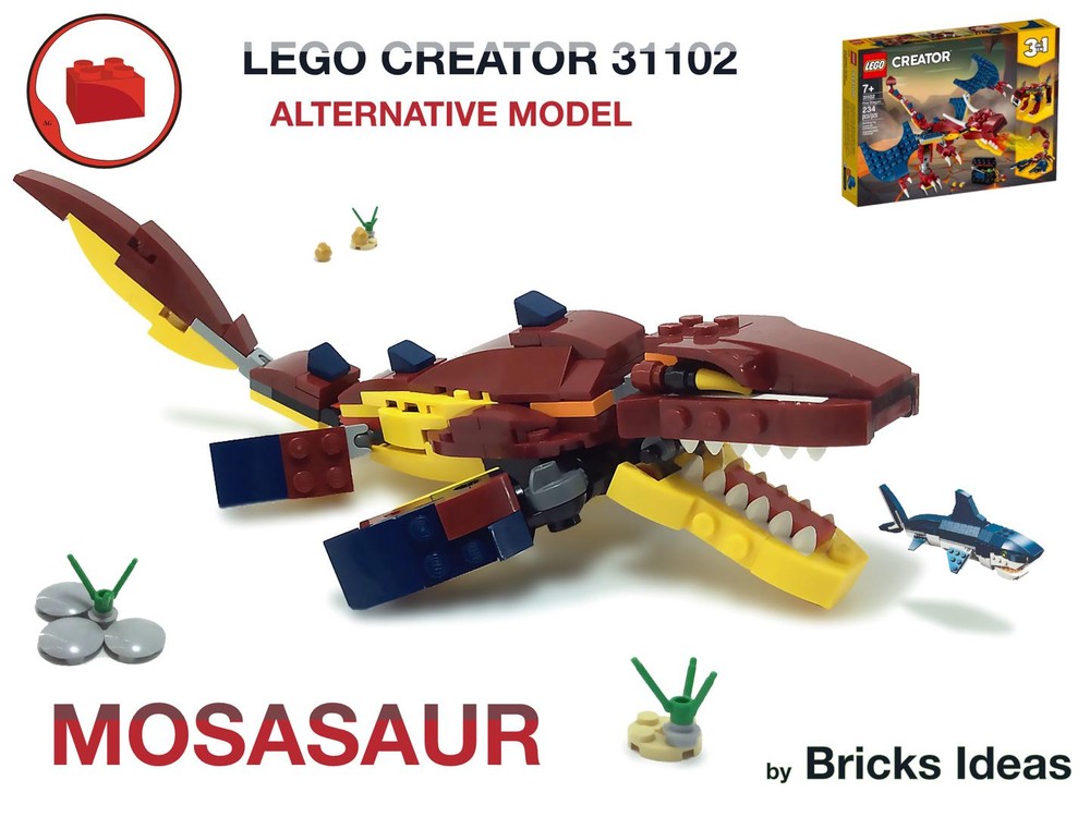 LEGO MOC 12 in 1 - Dinosaurs - Lego Creator 31102 MOCs by Bricks Ideas ...
