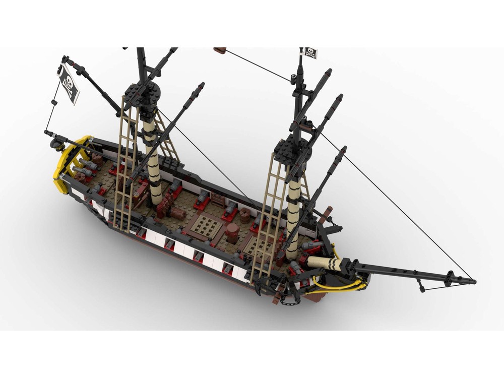 LEGO MOC Barracuda Brig by supersick_ | Rebrickable - Build with LEGO