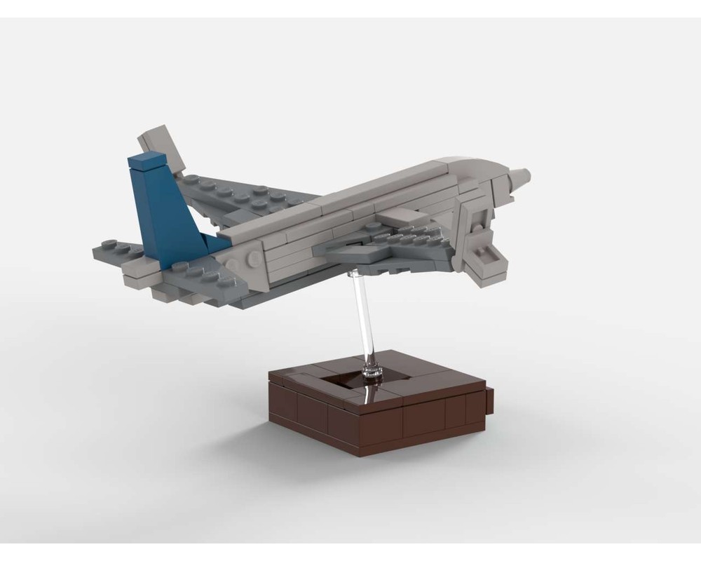 LEGO MOC Lego microscale B737 Max by Hafaad | Rebrickable - Build with LEGO