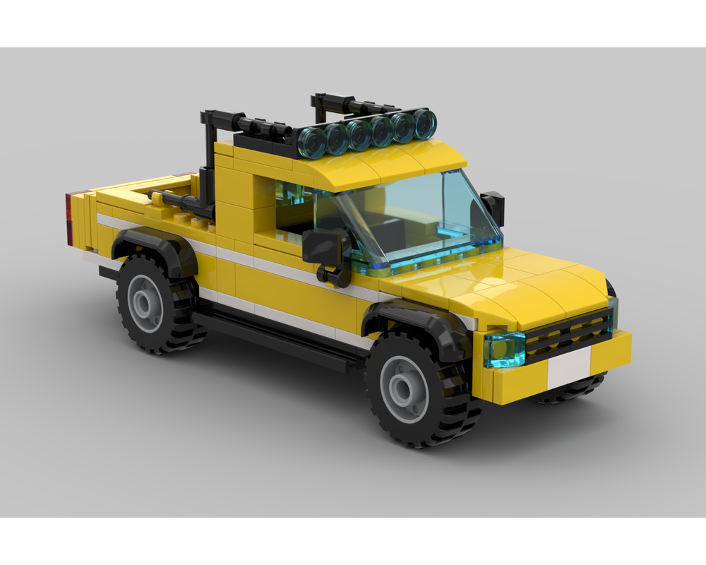 LEGO MOC yellow ute by Absolute_lego_builds | Rebrickable - Build with LEGO