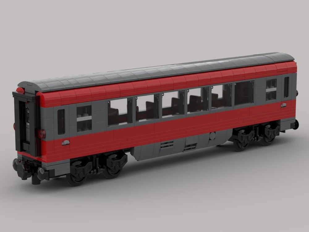 LEGO MOC-76596 Second class passenger waggon from the ÖBB by Mario´s ...