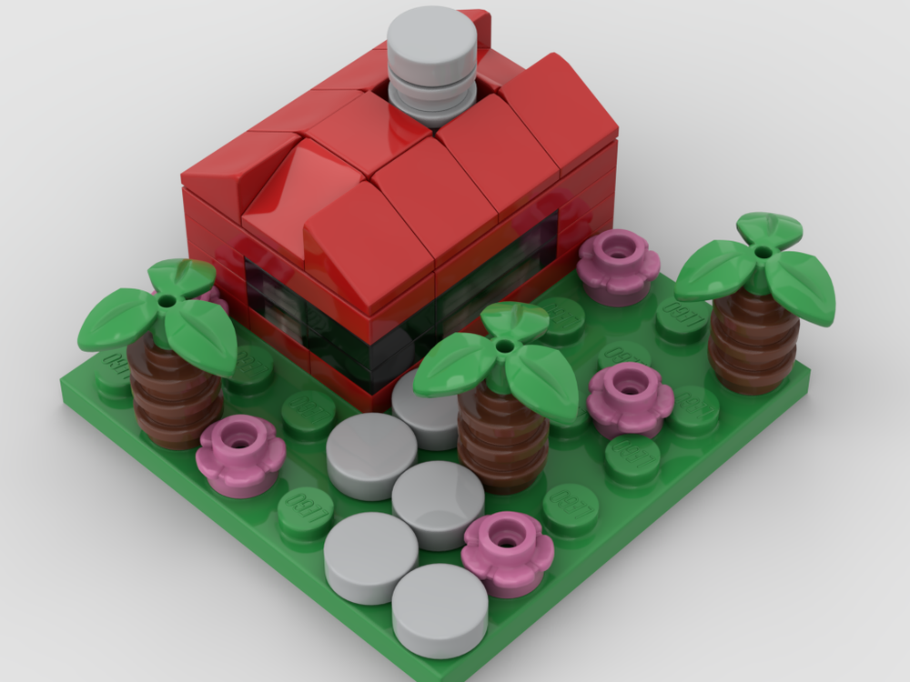 LEGO MOC Tiny house by Makary | Rebrickable - Build with LEGO