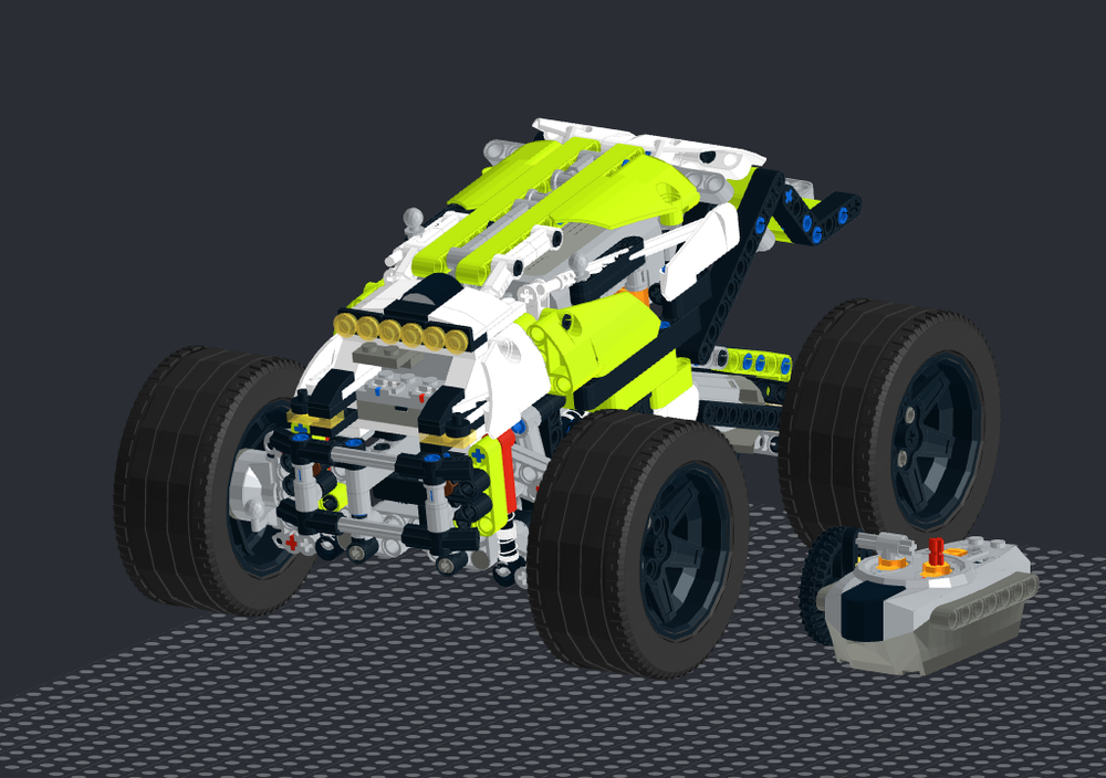 Lego Moc Rc Buggy By Bricklab2006 Rebrickable Build With Lego