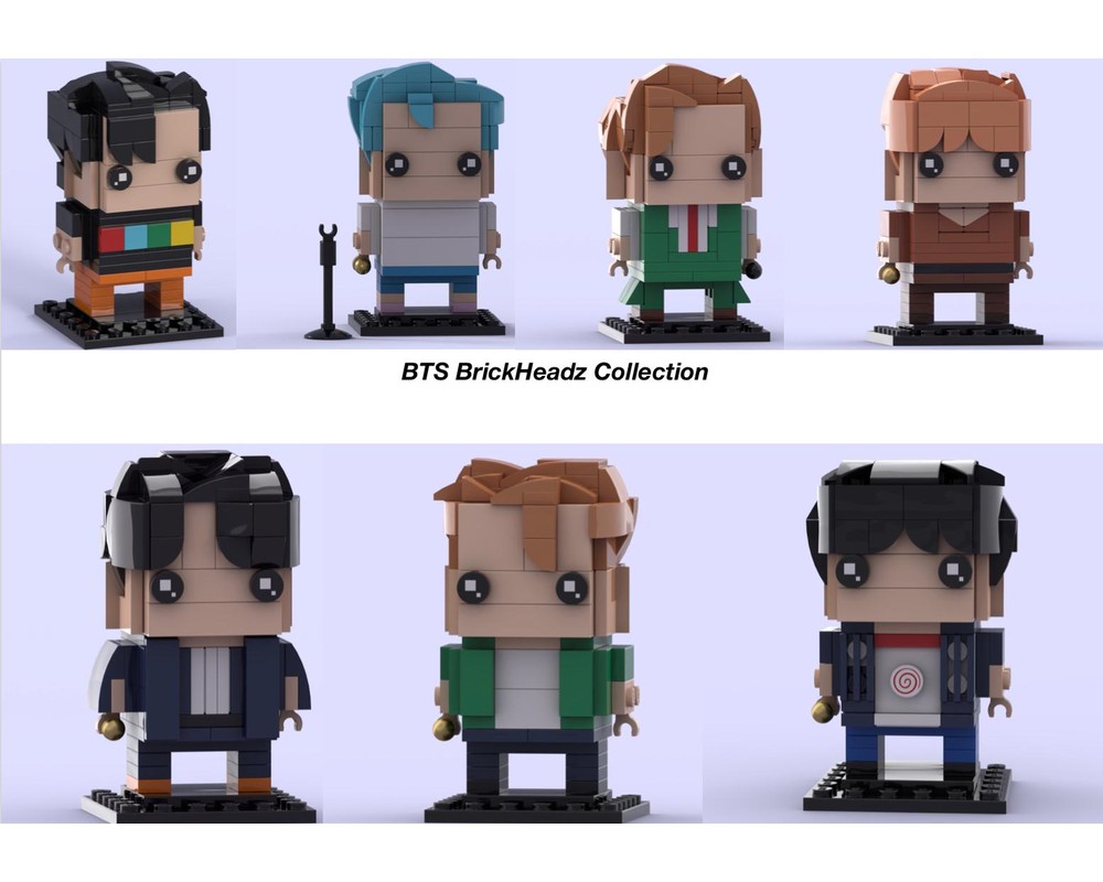 LEGO MOC BTS Bundle - Full Collection of all 7 members by AnimeBricks4 ...