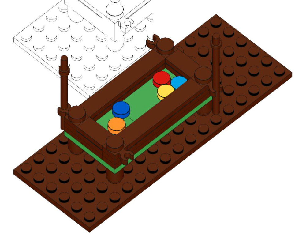 LEGO MOC pool table by erger561 | Rebrickable - Build with LEGO