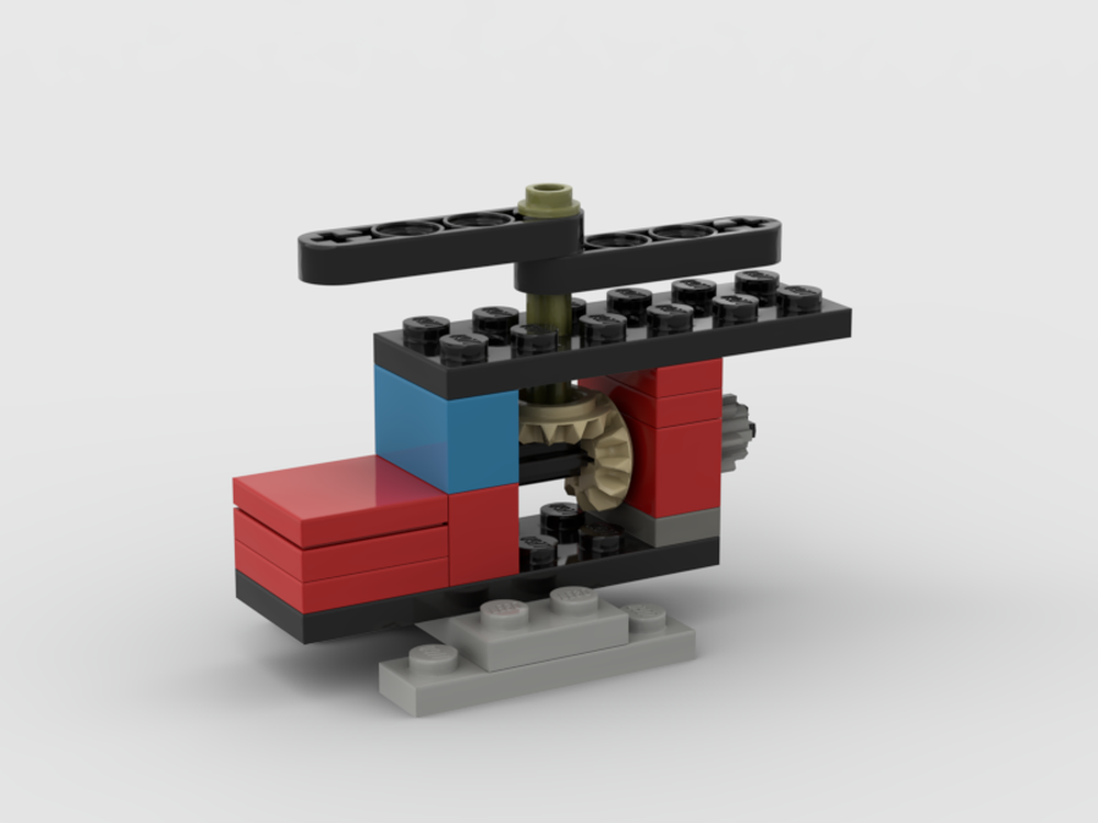 LEGO MOC Mini LEGO Helicopter by LEGOgamer117 | Rebrickable - Build ...