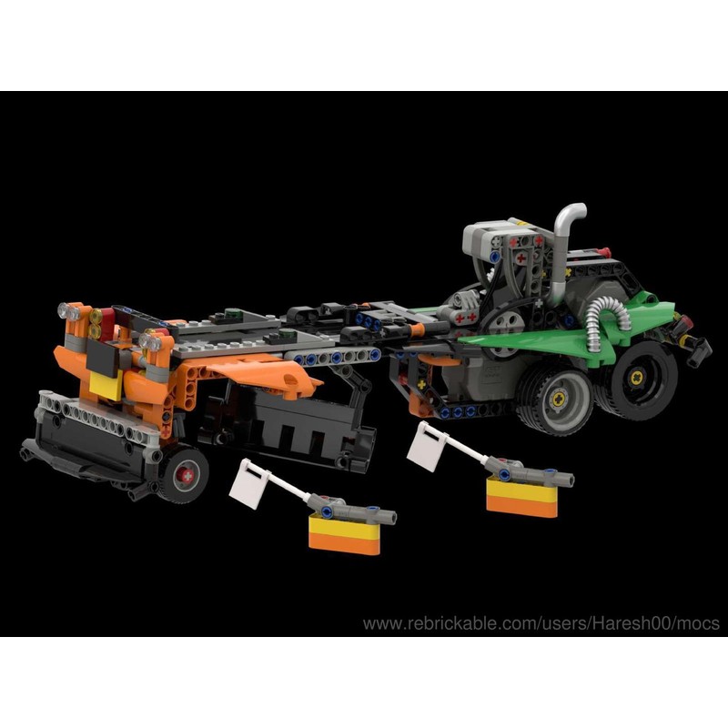 LEGO MOC Motor Grader (42103 , 42104 - alternate build) by Haresh00 ...