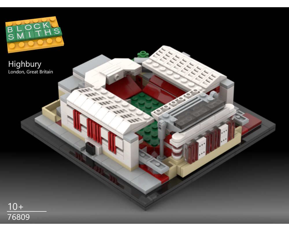 LEGO MOC Highbury Stadium - Arsenal FC by blocksmiths | Rebrickable ...