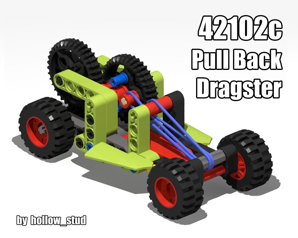 LEGO MOC 42102c Pull Back Dragster by hollow_stud | Rebrickable - Build ...