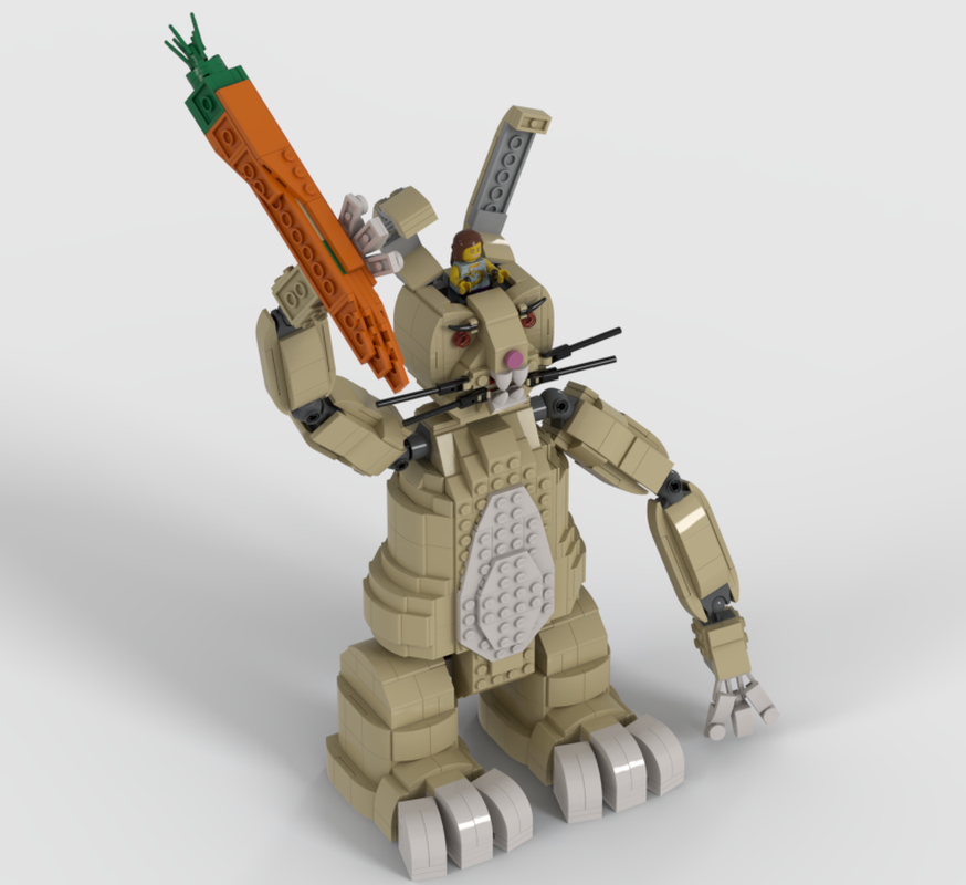 LEGO MOC Mega Mech Bunny by LasseD | Rebrickable - Build with LEGO