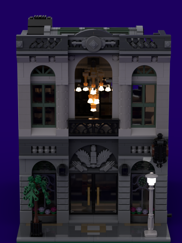 LEGO MOC-76828 Brick Bank without corner by Chricki | Rebrickable ...