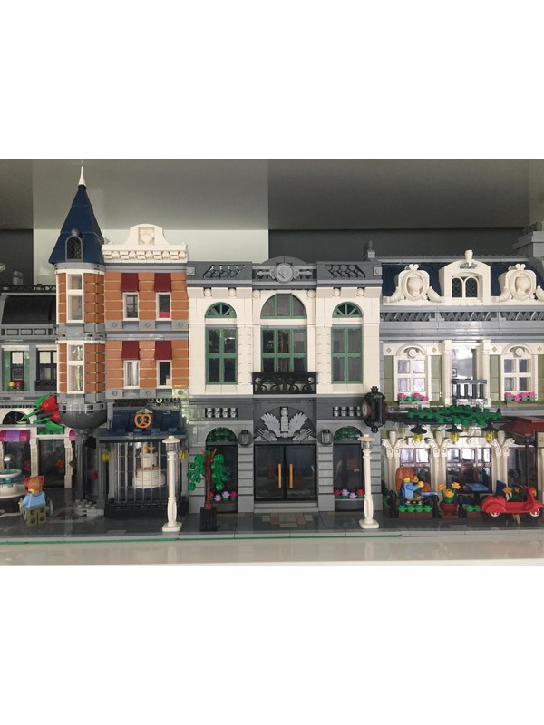 LEGO MOC Brick Bank without corner by Chricki | Rebrickable - Build ...