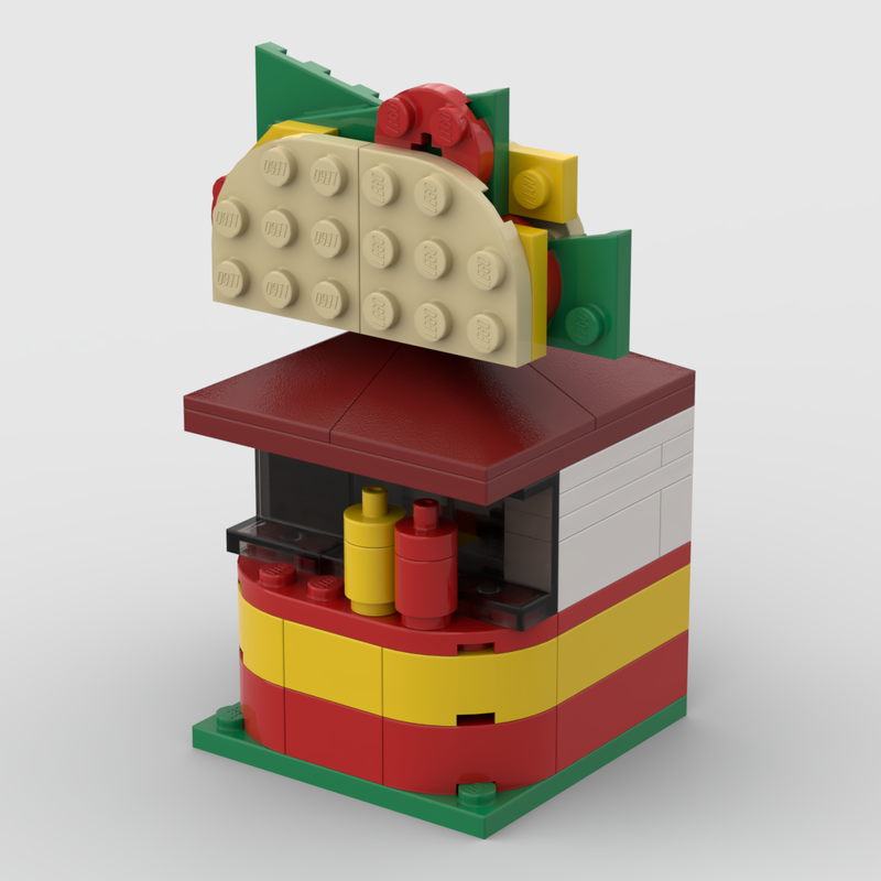 LEGO MOC Taco Stand by BlockMOCs | Rebrickable - Build with LEGO