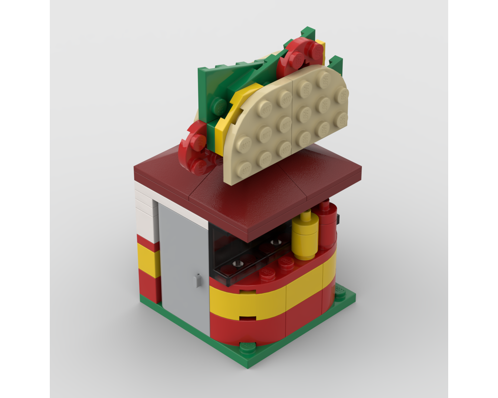 LEGO MOC Taco Stand by BlockMOCs | Rebrickable - Build with LEGO