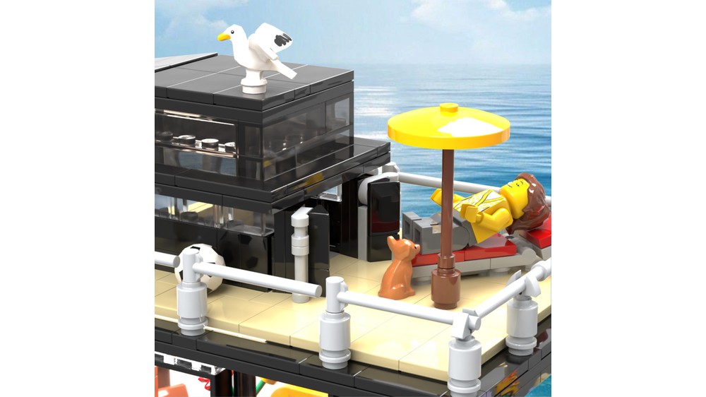 LEGO MOC The Houseboat by philippbricks | Rebrickable - Build with LEGO