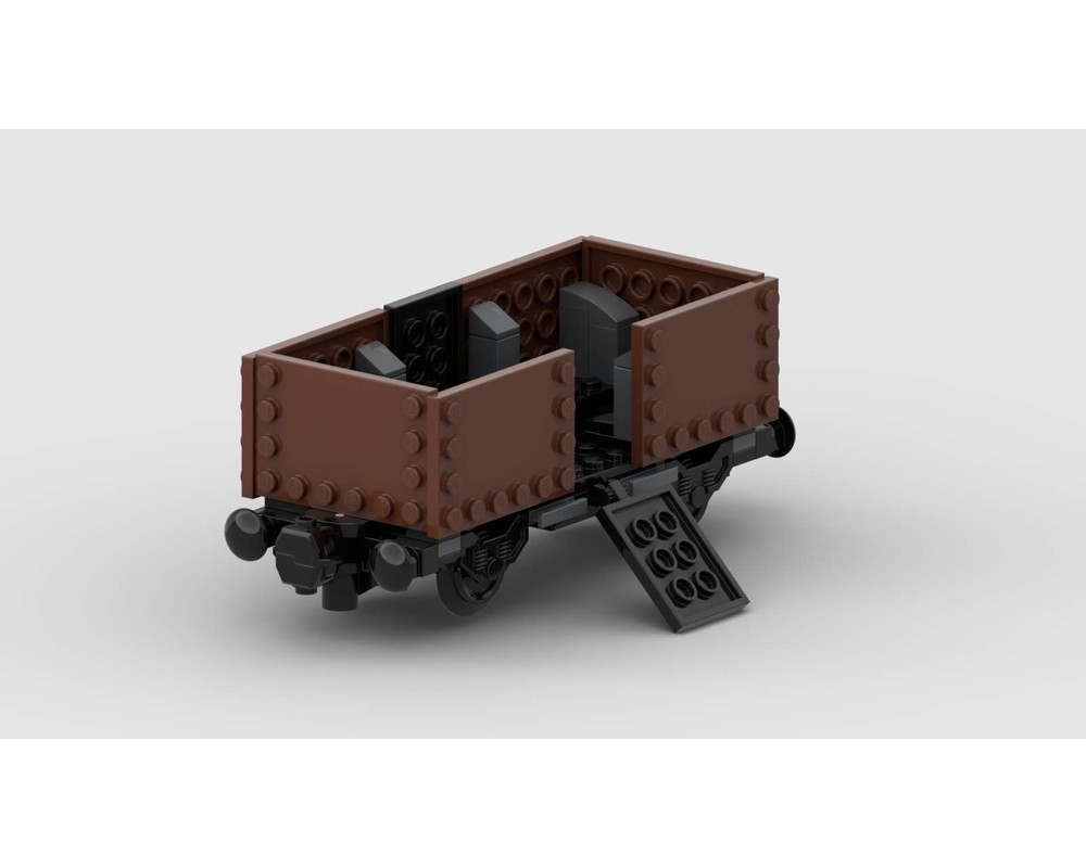 LEGO MOC Small open cargo wagon by LeFisch | Rebrickable - Build with LEGO