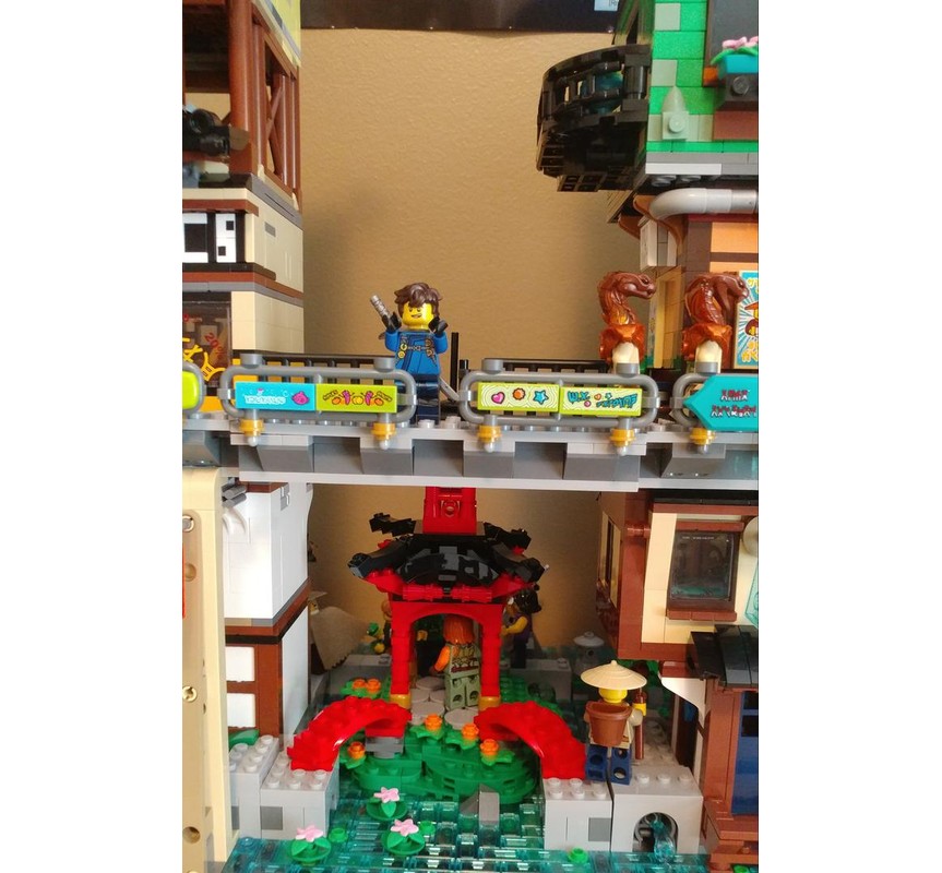 LEGO MOC Ninjago City Bridge by legoguy08 | Rebrickable - Build with LEGO