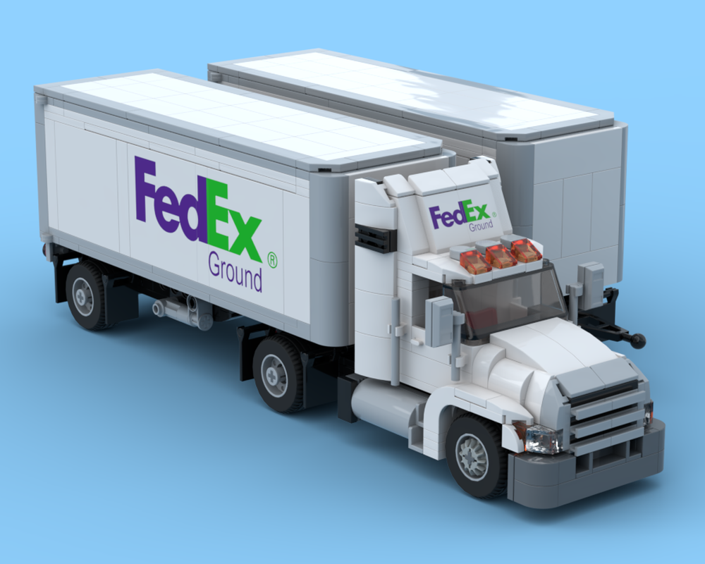 LEGO MOC Freightliner Cascadia 4x2 FedEx Edition by SpeedHunCreations ...