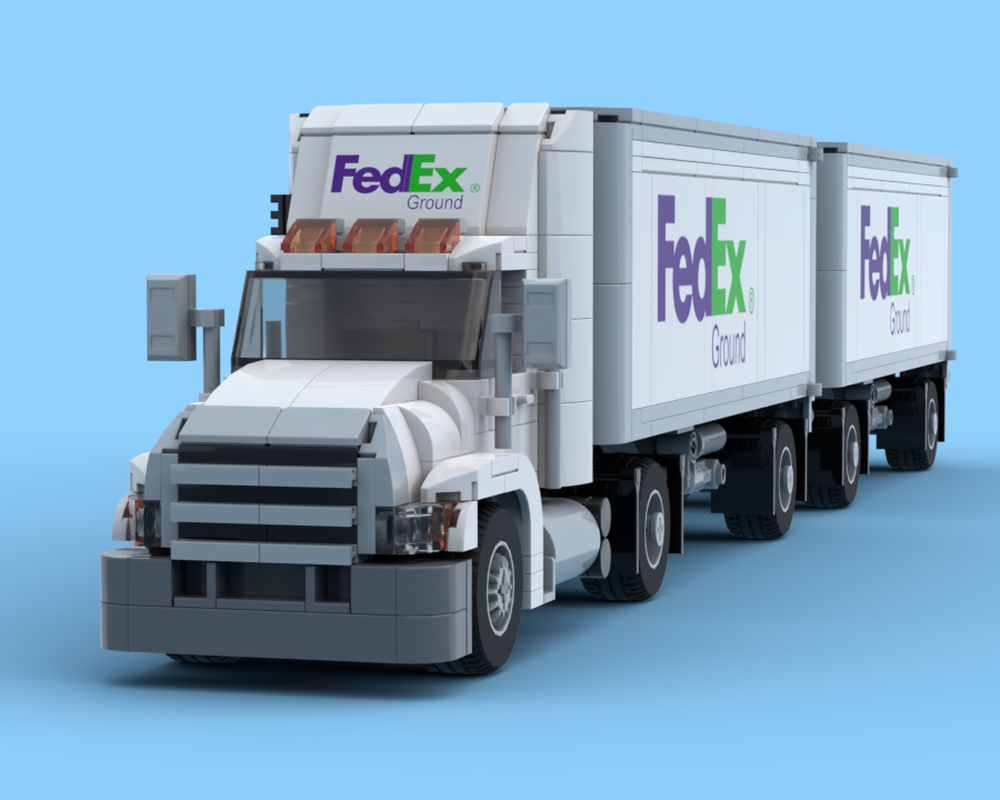 LEGO MOC Freightliner Cascadia 4x2 FedEx Edition by SpeedHunCreations ...