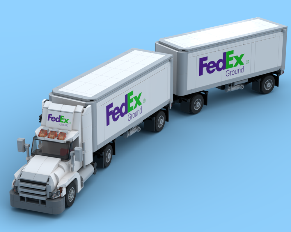 LEGO MOC Freightliner Cascadia 4x2 FedEx Edition by SpeedHunCreations ...