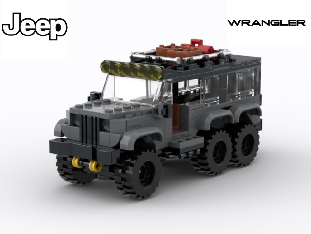 LEGO MOC "trail demon" custom Jeep Wrangler 6x6 by BEAR MOCS ...