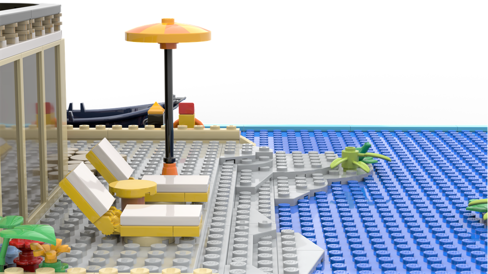 LEGO MOC Lake House by xmsbricks | Rebrickable - Build with LEGO