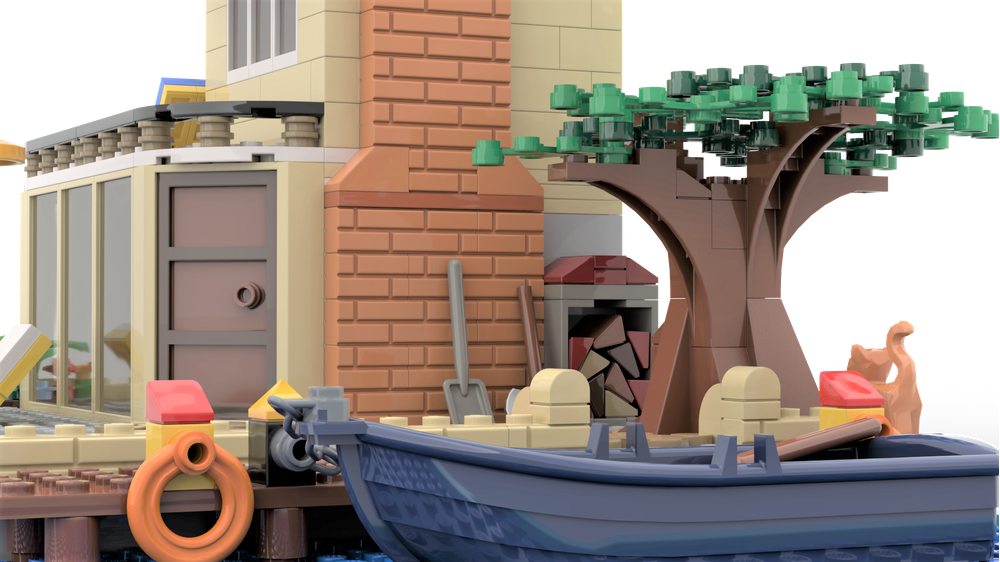 LEGO MOC Lake House by xmsbricks | Rebrickable - Build with LEGO