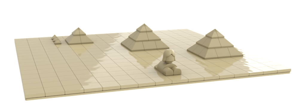 LEGO MOC Gizeh - Pyramids and Sphinx by eisi77 | Rebrickable - Build ...