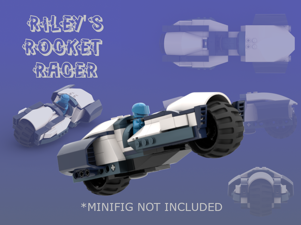 Lego Moc Rocket Racer By Jptrevorriley Rebrickable Build With Lego