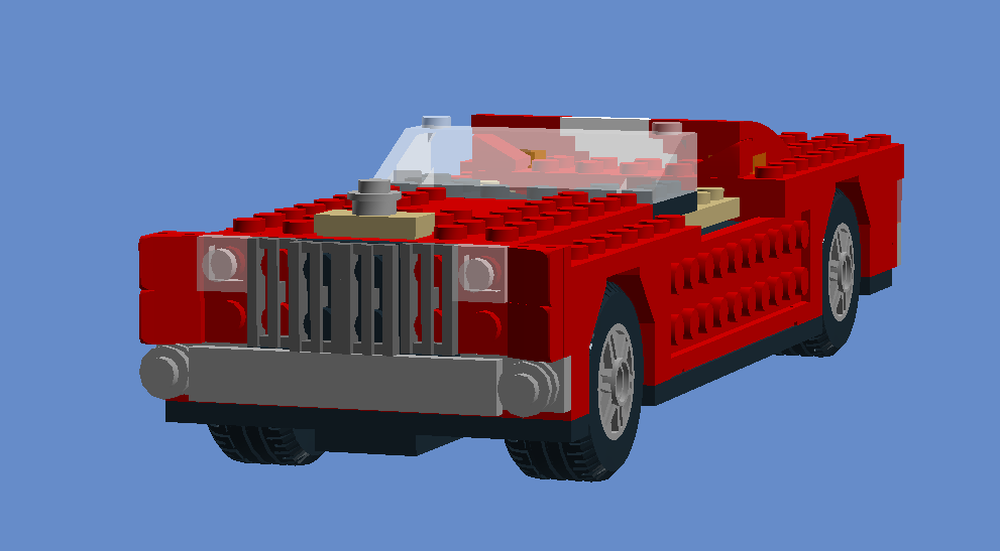 LEGO MOC 5867 Cadillac Fleetwood Convertible by ARJBros | Rebrickable ...