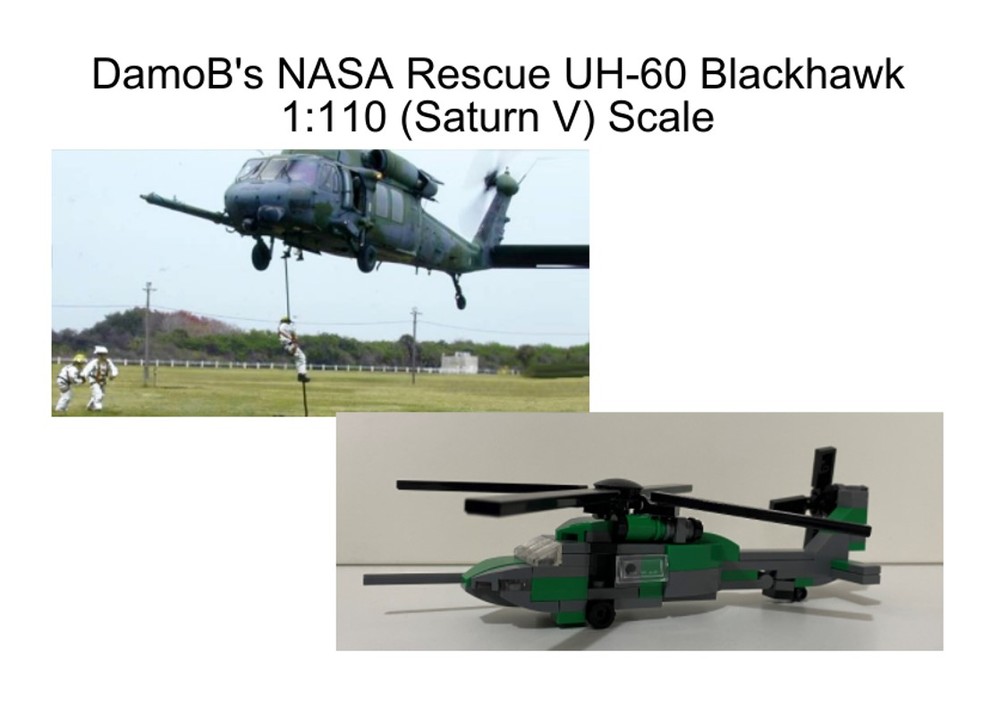 Lego Moc Damobs Nasa Uh60 Blackhawk By Damob Rebrickable Build