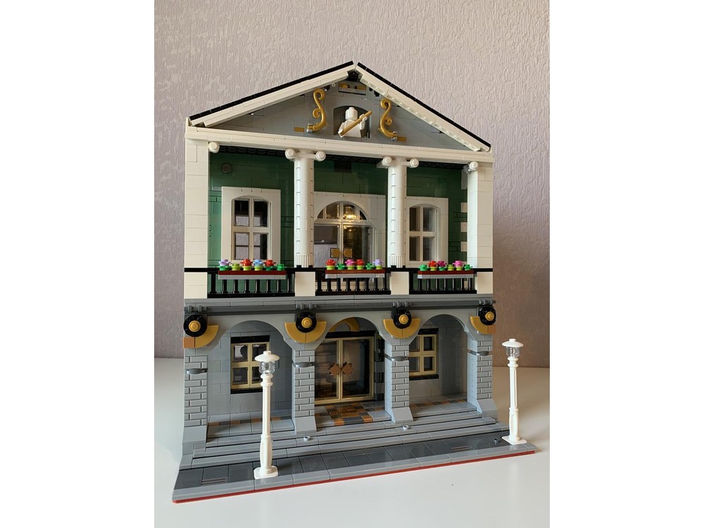 LEGO MOC Town Hall by Minique85 | Rebrickable - Build with LEGO