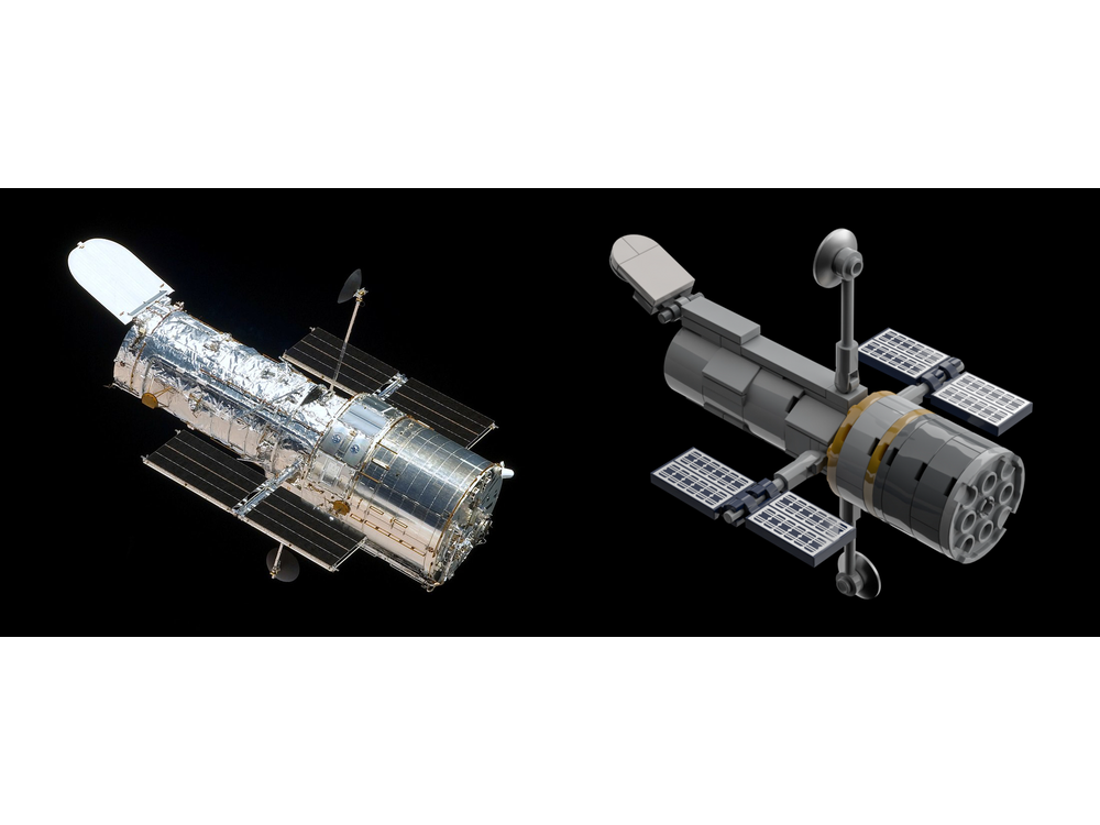 LEGO MOC Hubble Space Telescope by ScaleModelBuilds | Rebrickable ...
