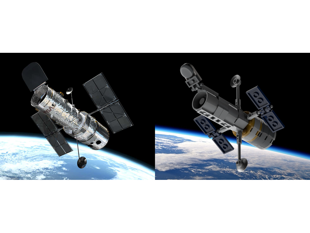 LEGO MOC Hubble Space Telescope by ScaleModelBuilds | Rebrickable ...