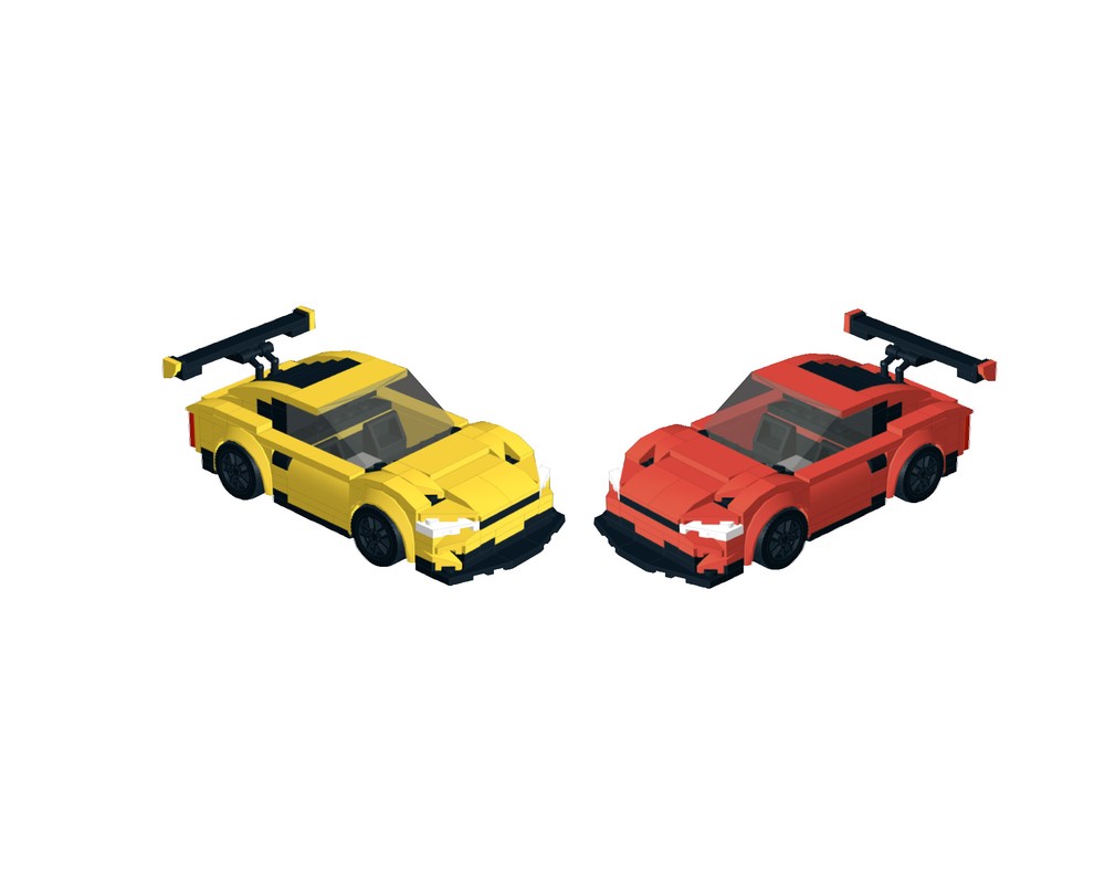 LEGO MOC yellow race car by 20188310050269 | Rebrickable - Build with LEGO
