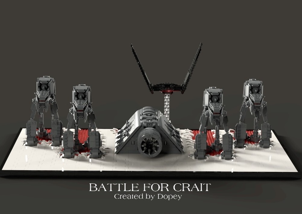 LEGO MOC Battle for crait by Dopey1479 | Rebrickable - Build with LEGO