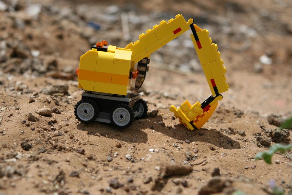 LEGO MOC Excavator - Wheeled by LegoOri | Rebrickable - Build with LEGO